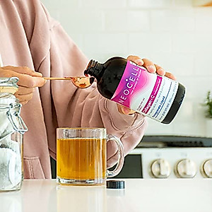 NeoCell Collagen Peptides + Vitamin C Liquid, 4g Collagen Per Serving, Gluten Free, Types 1 & 3, Promotes Healthy Skin, Hair, Nails & Joint Support, Pomegranate, 16 Oz