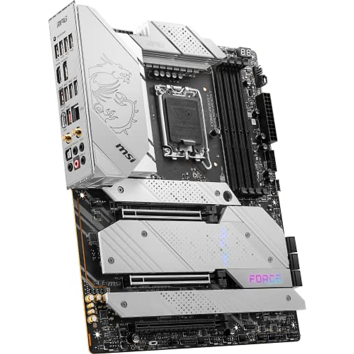 MSI Z690 Force WiFi Gaming Motherboard (ATX, 12th Gen Intel Core, LGA 1700 Socket, DDR5, PCIe 4, CFX, M.2 Slots, Wi-Fi 6E)