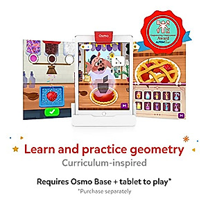Osmo - Pizza Co. - Communication Skills & Math - Educational Learning Games - STEM Toy - Gifts for Kids, Boy & Girl - Age 5 to 12 - For iPad or Fire Tablet ( Base Required)