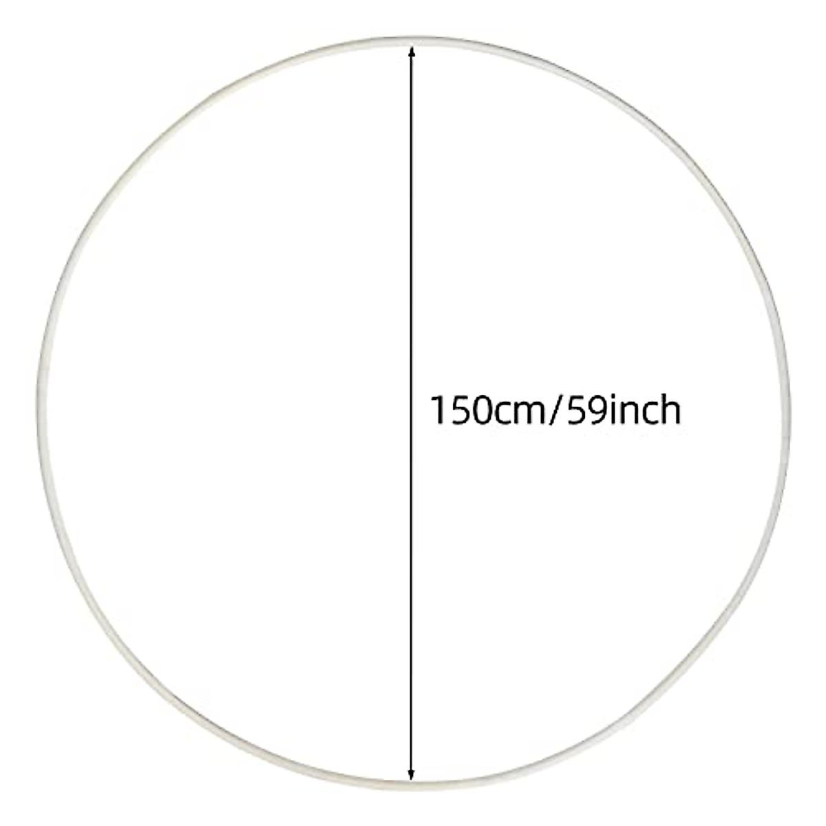 59" Round Balloon Arch Kit, Collapsible and Reusable PVC Tubes Create Balloon Ring Backdrop Kit for Wedding, Birthday Party, Photo Background, Baby Shower, Festival Decoration-Valentine's Day