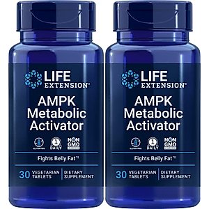 Life Extension AMPK Metabolic Activator 30 tablets (Pack of 2)