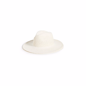 Hat Attack Women's Vented Luxe Packable Straw Hat, Bleach, White, One Size