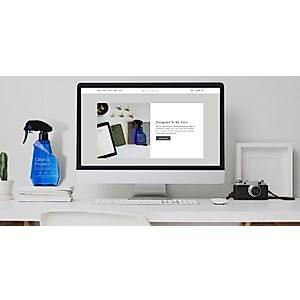 Austere V Series Clean & Protect Screen Cleaner Spray & Wipe Kit, 230mL + Dual-Sided Polish Cloth, Ammonia-Free LED, LCD, OLED, Computer Monitors, Laptop, iPhone, iPad, TV Cleaner- Eliminates Static