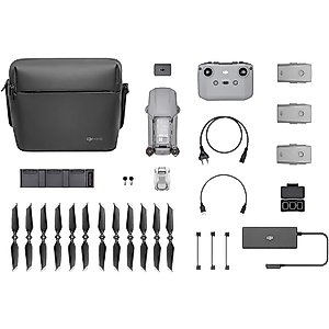 DJI Mavic Air 2 Fly More Combo & Auto-Activated DJI Care Refresh Bundle-Drone Quadcopter UAV with 48MP Camera 4K Video 1/2" CMOS Sensor 3-Axis Gimbal 34min Flight Time ActiveTrack 3.0, Gray (Renewed)