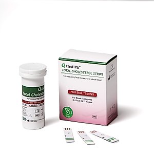 Helse Q.Check Total Cholesterol Test Strips, Value Pack 25-Count