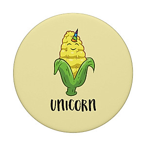 Funny Uni Corn Unicorn Corn Lovers Corn Farmer PopSockets Swappable PopGrip