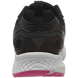 Skechers womens Sneaker, Black/Pink, 9 Wide US