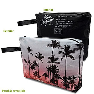 Rolling Nomad Tyvek Zippered Pouch, Wet Bikini Bag, Travel, Toiletry, Pool, Beach Essential, Waterproof, Summer Must Haves, 11.5x8.5x2 (Medium)