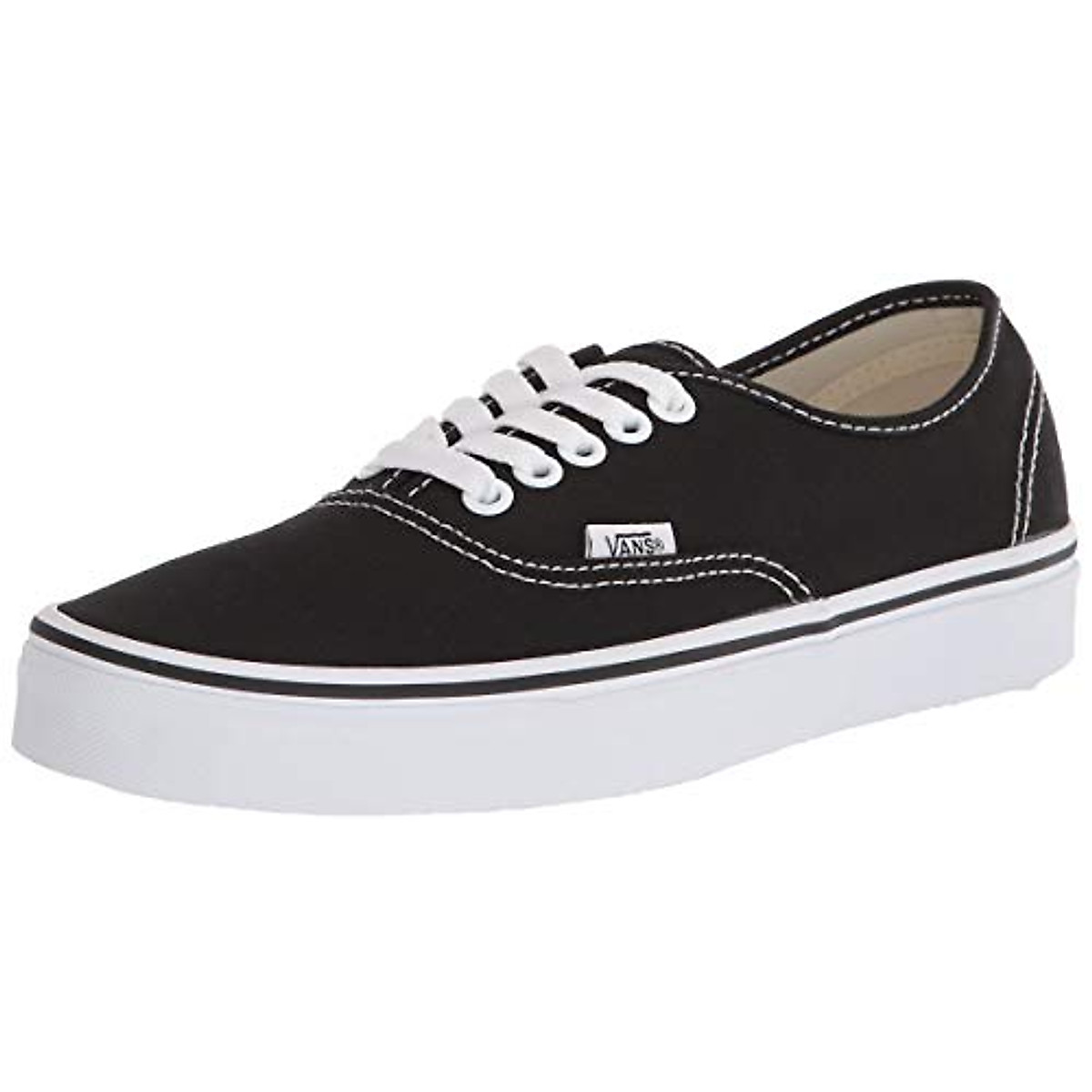 Vans Authentic, Black Black, Size 6 Men/ 7.5 Woman