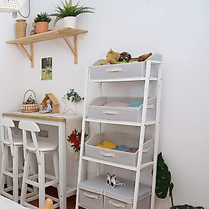 GRANNY SAYS Bundle of 3-Pack Trapezoid Closet Storage Bins & 2-Pack Socks Storage Organizers