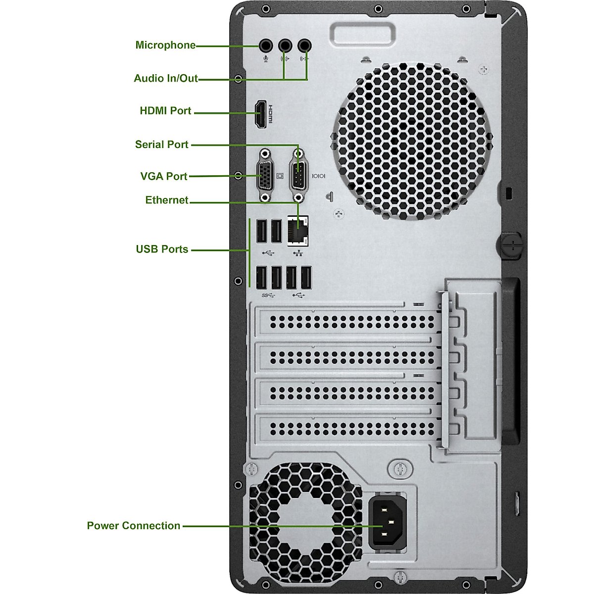 HP 590-P0069 Mini Tower Computer PC AMD Quad-Core A10-9700 Processor, [ 8GB Ram 2TB Hard Drive ] Wireless Keybaord and Mouse, Windows 10 (Renewed)