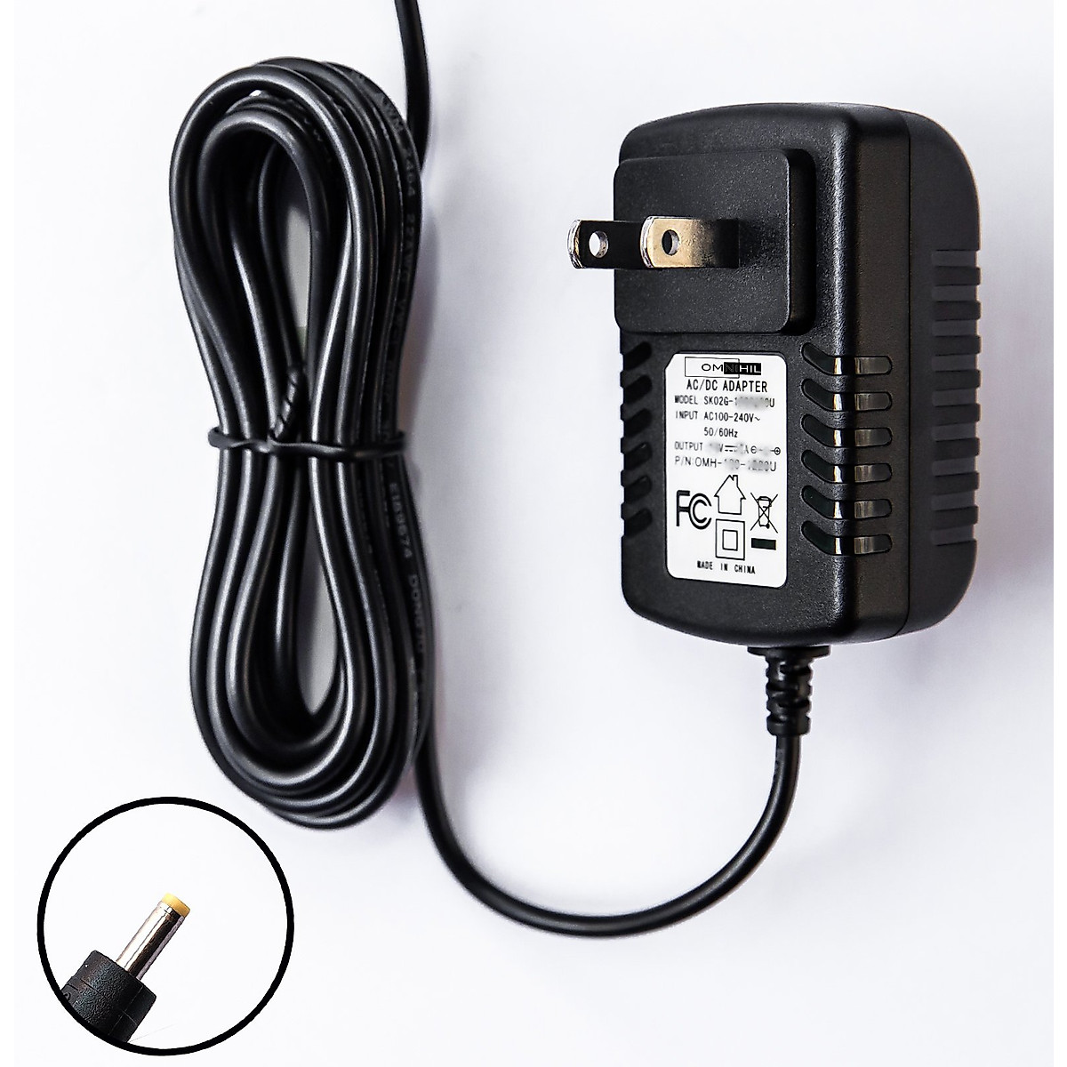 OMNIHILAC Adapter Compatible with Ooma Scout and Telo Regulated Power Supply FCC Certified (8 Feet Cord)
