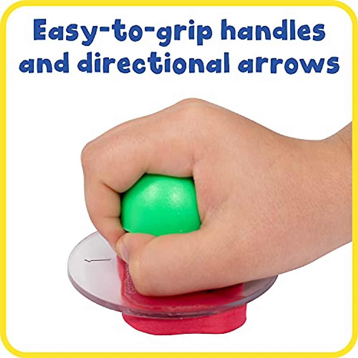 READY 2 LEARN Giant Stampers - Wild Animals - Set of 6 - Easy to Hold Foam Stamps for Kids - Arts and Crafts Stamps for Displays, Posters, Signs and DIY Projects