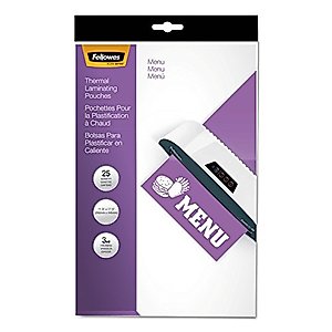 Fellowes 52011 Laminating Pouches, 3Mil, 12 X 18, 25/Pack