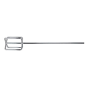 QEP 61205 24 in. Professional Chrome-Plated Steel Thinset and Grout Mixing Paddle for Corded Drills
