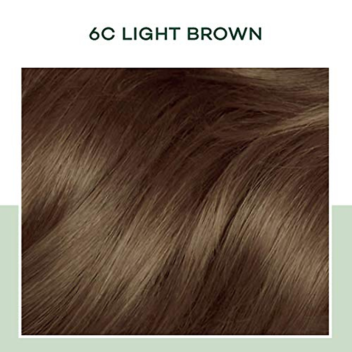 Clairol Natural Instincts Demi-Permanent Hair Dye, 6C Light Brown Hair Color, Pack of 3