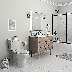 American Standard Rumson Single-Handle 1-Spray Tub and Shower Faucet with 1.8 GPM in Matte Black (Valve Included)