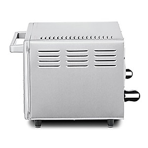 Kenmore 83521 4-slice Toaster Oven in Stainless Steel with Pizza Stone