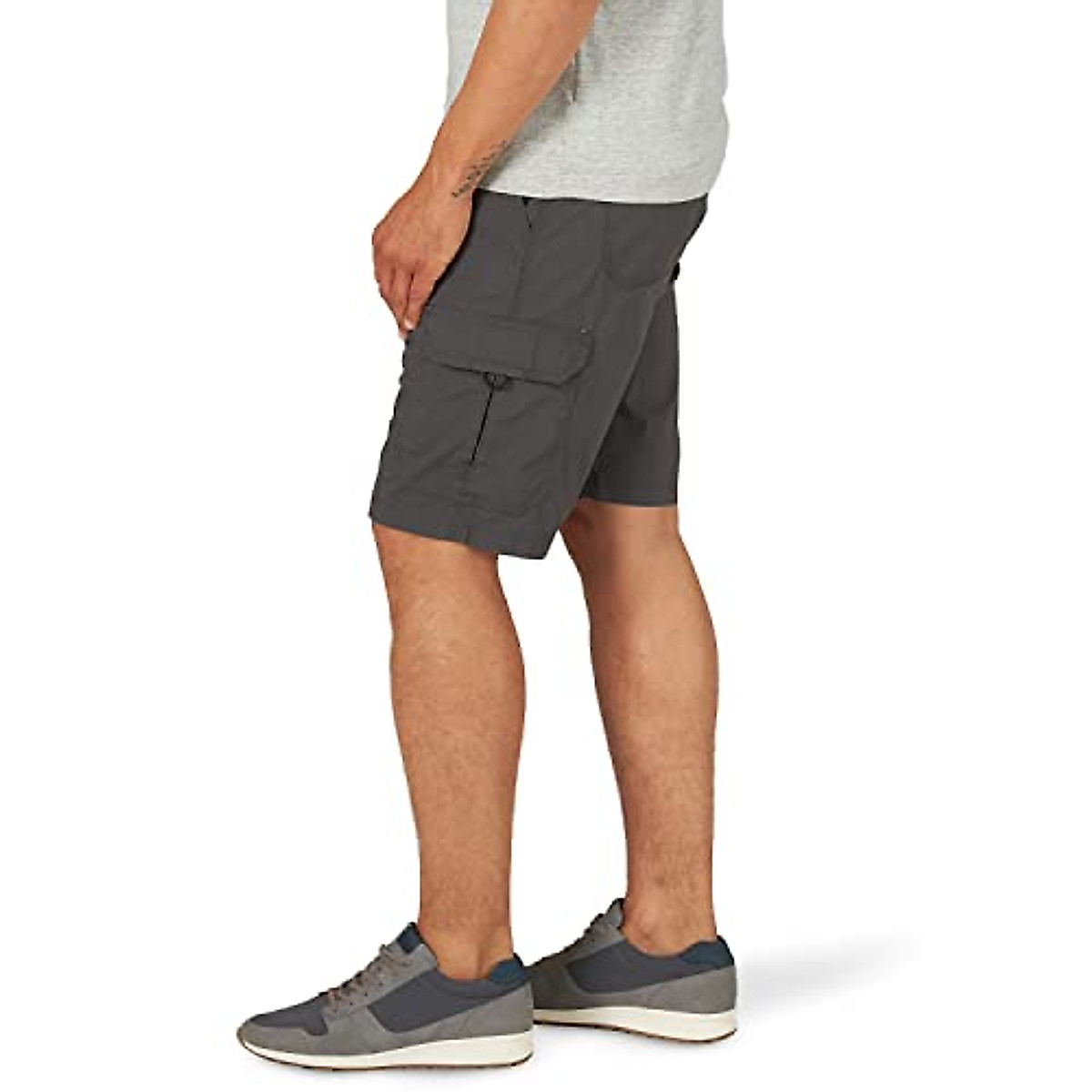 Lee mens Extreme Motion Crossroad Cargo Shorts, Anthracite, 36 US