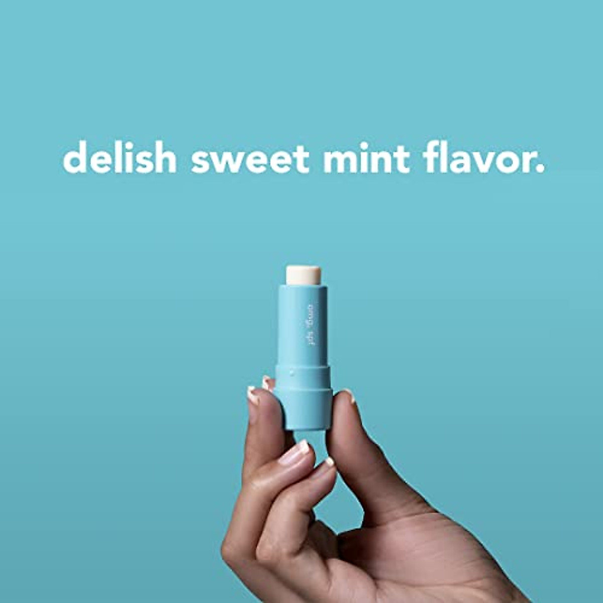 Hello Moisturizing Vegan Lip Balm SPF 15, Sweet Mint, Beeswax Free, Petrolatum Free, and Parabens Free, 0.15 Ounce (Pack of 3)