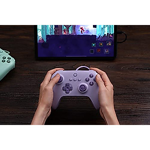 8Bitdo Ultimate C Wired Controller for Windows PC, Android, Steam Deck & Raspberry Pi (Lilac Purple)