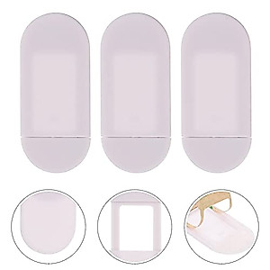 Hemobllo 3Pcs Privacy Cover Lens Protector Computer Camera Webcam Lens Covers Webcam Shutter Covers Web Camera Covers Phone Camera Webcam Lens Protective Covers Jammer White abs Cell Phone