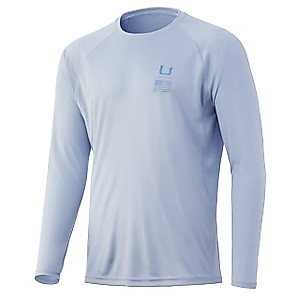 HUK Men's Pursuit Long Sleeve Sun Protecting Fishing Shirt, Shield-Plein Air, Large