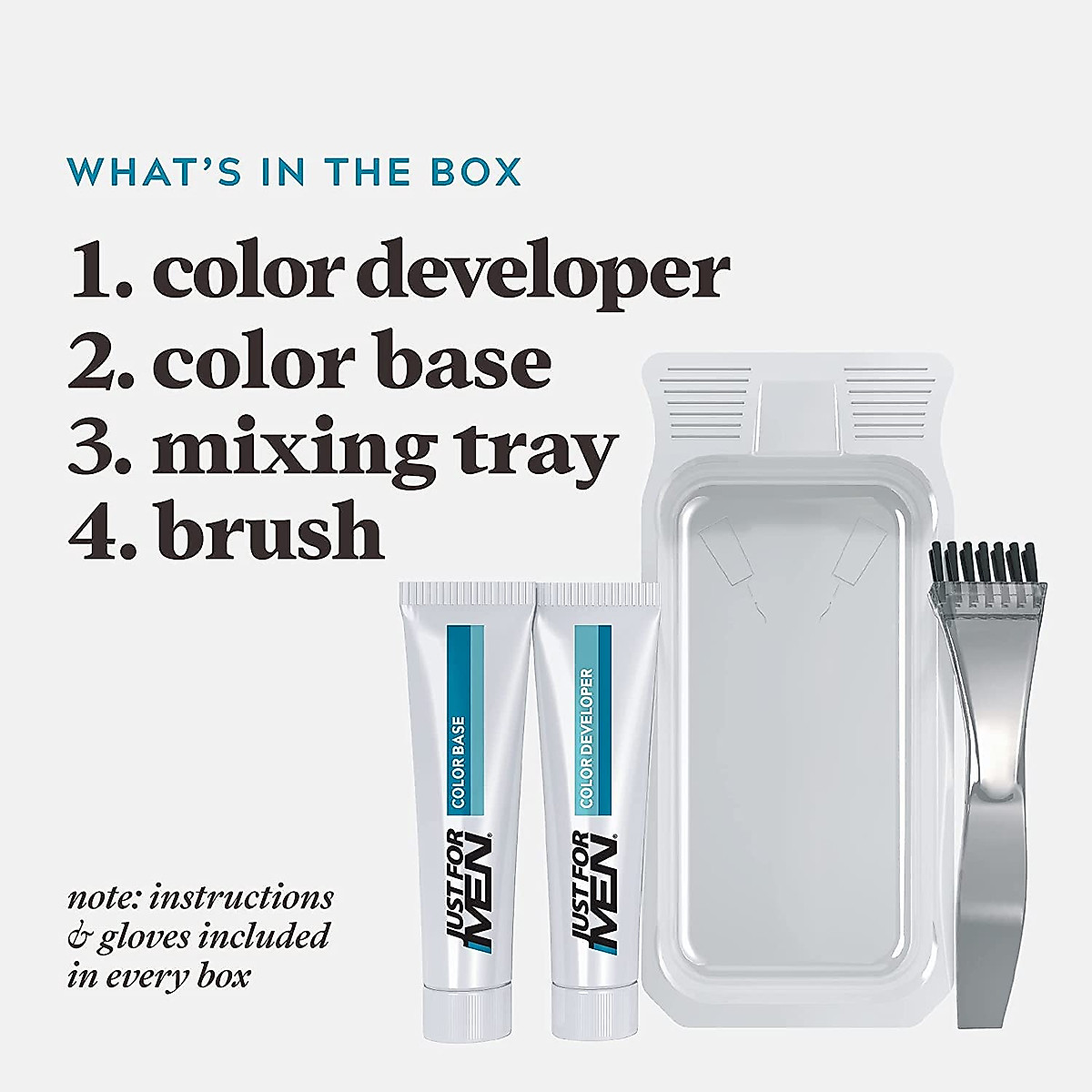 JUST FOR MEN Mustache & Beard Brush-In Color Gel, Blond M-10/15 1 Each (Pack of 2)