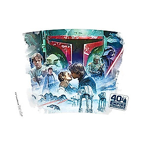 Tervis Made in USA Double Walled Star Wars Insulated Tumbler Cup Keeps Drinks Cold & Hot, 16oz, Empire 40th Collage