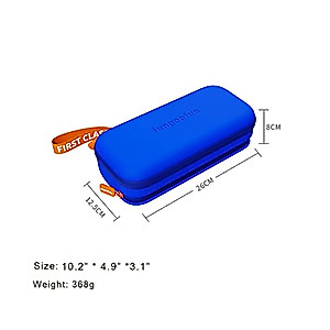 fungoofun Carrying Case Bundle for Nintendo Switch OLED and Switch Lite Console-Protective Shockproof Travel Shell Pouch,Earphone Charge Cable Accessories Switch Game Storage Bag (Orange)