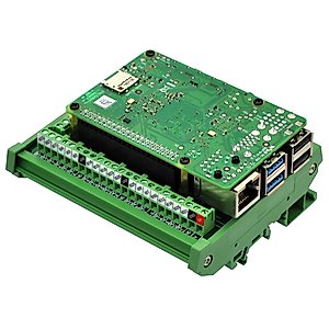 Electronics-Salon DIN Rail Mount Screw Terminal Block Adapter Module, for Raspberry Pi A+ 3A+ B+ 2B, 3B 3B+ 4B Zero Zero-W