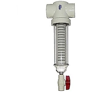 Rusco / Vu-Flow 2 Inch 24 Mesh PVC Slip Fit 100 GPM Spin Down Sediment Water Filter