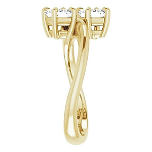 925 Silver,10K/14K/18K Solid Yellow Gold Handmade Engagement Ring 4 CT Emerald Cut Moissanite Diamond Solitaire Wedding/Gorgeous Gift for/Her Wife Rings