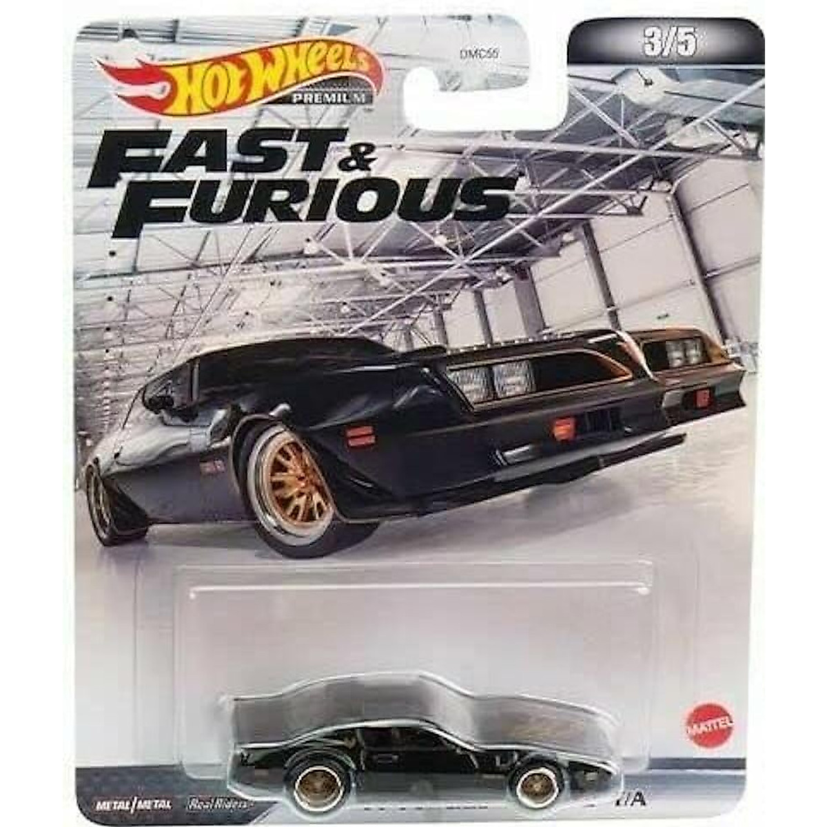 Hot Wheels Premium Fast & Furious 2022 Complete Set of 5 Diecast Vehicles from DMC55-957J Release