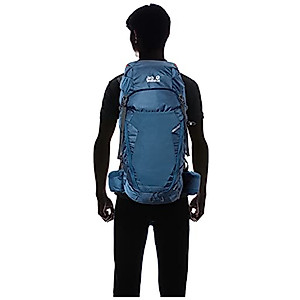 Jack Wolfskin Crosstrail Backpacking Pack, Thunder Blue, 32L