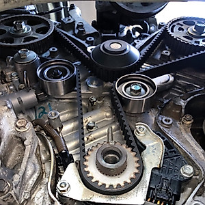 TCKWP329 Engine Timing Belt Kit with Water Pump Fit for 2003-2018 honda odyssey accord pilot Ridgeline Acura MDX RDX RL TL TSX ZDX 3.0L 3.5L 3.7L Replace# TCKWP329 TKH002 19200-RDV-J01