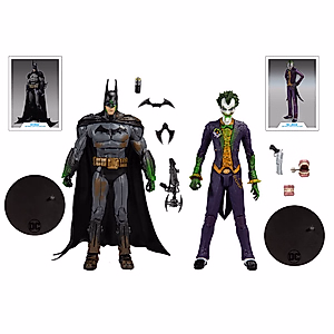 McFarlane DC Comics Batman Vs Arkham Asylum Joker Action Figure Set, 9 Pieces