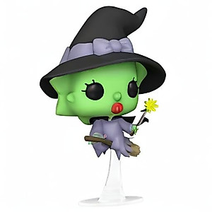 Funko Pop! TV: Simpsons - Witch Maggie, Amazon Exclusive (Glow in The Dark), Multicolor, 66342