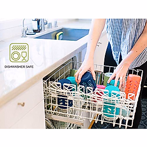 JarJackets Silicone Mason Jar Sleeve - Fits 32oz (1 quart) WIDE-Mouth Jars … (1, Lagoon)