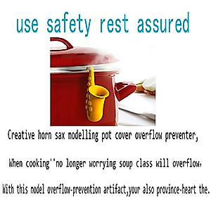 XYG Spill-Proof Steam Releaser Pot Lid Holders,Silicone Lid Lifters for Pots and Saucepan,Boil Over Stopper,Kitchen Gadgets for Cooking (3)