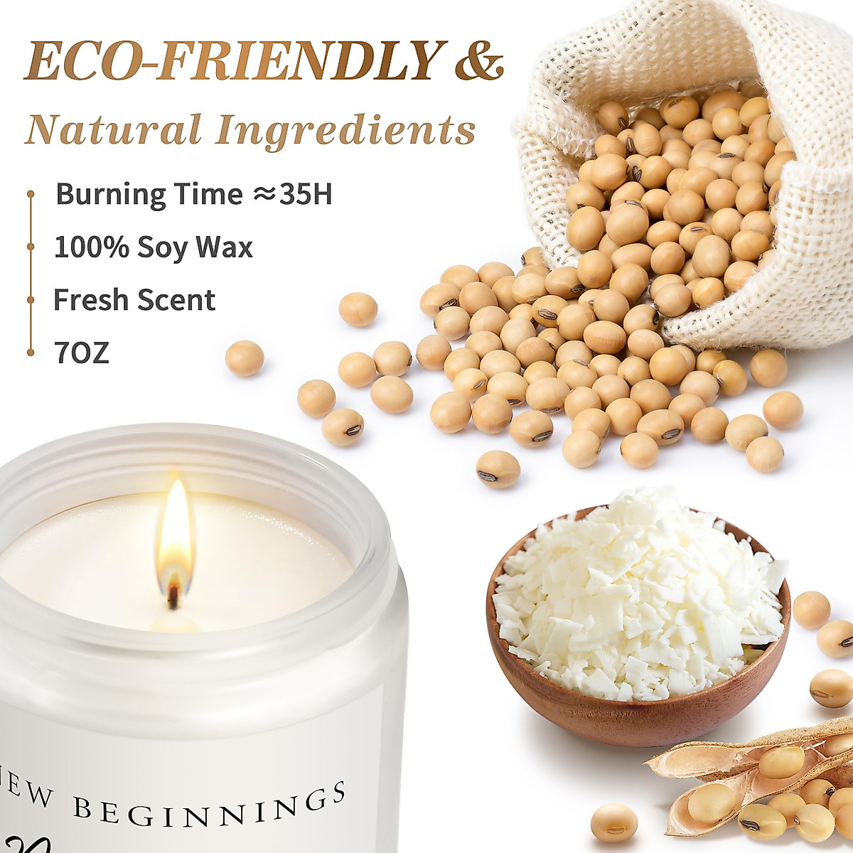 House Warming Gifts New Home, Housewarming Gift for New House - Lavender Scented Candle - New Home Housewarming Gift Ideas, New Homeowner Gifts House Warming Decoration for Friend Women Men