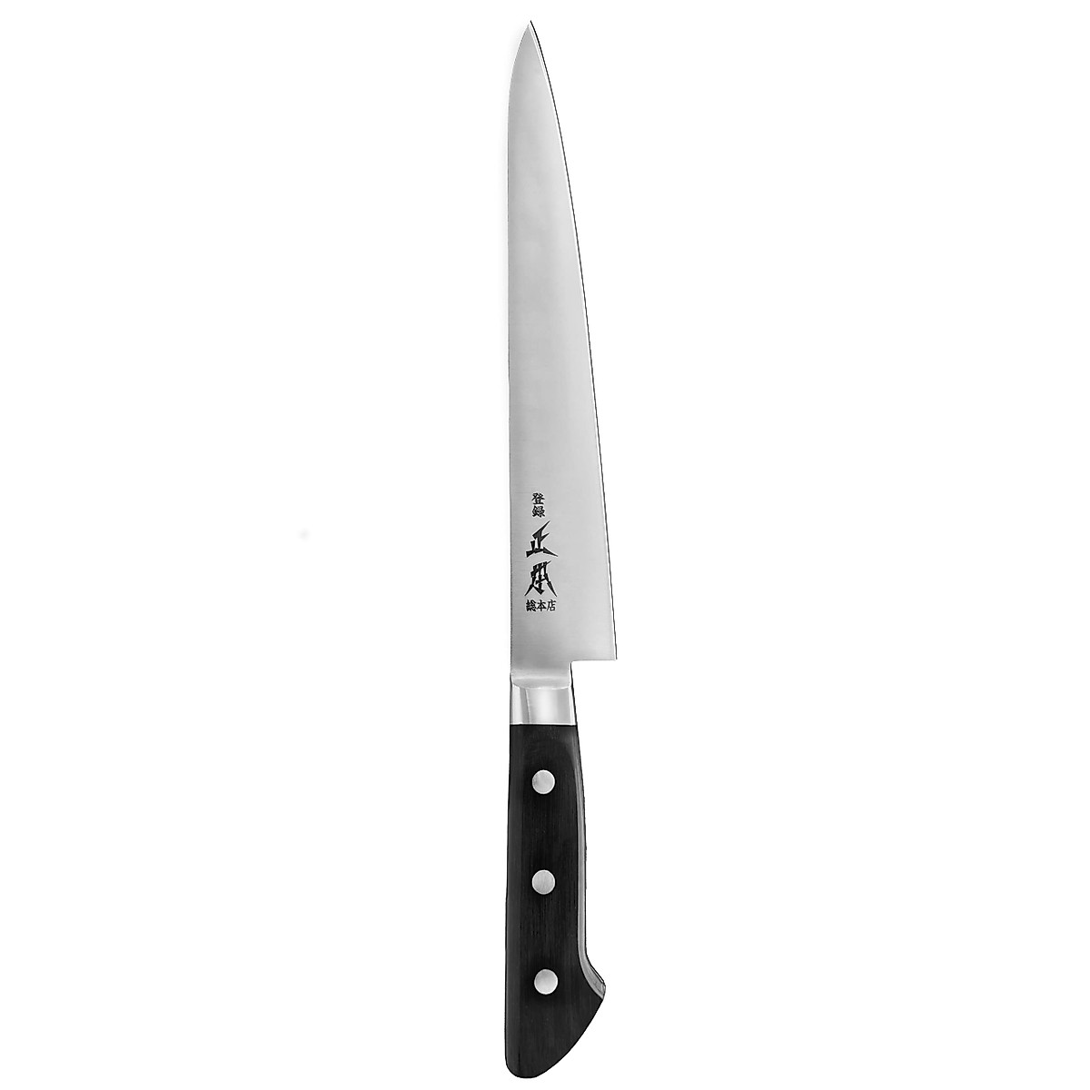 MASAMOTO AT Japanese Petty Knife 6" (150mm) Kitchen Small Utility Knife, Sharp Japanese Stainless Steel Blade, Pakkawood Handle, Made in JAPAN