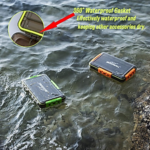 BLISSWILL Fishing Tackle Backpack with Two 3600 Fishing Tackle Boxes