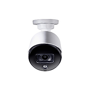 Lorex 5MP Super HD Weatherproof Indoor/Outdoor Add-On Analog Bullet Security Camera w/Warning Light and Remote-Triggered Sirens & Color Night Vision [Camera ONLY]