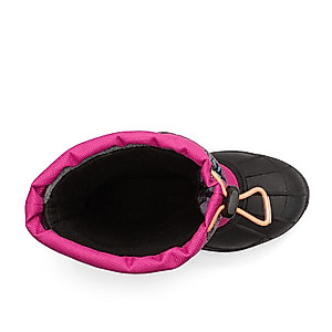 Columbia Toddler Unisex Powderbug Plus II Print, Wild Fuchsia/Bright Nectar, 4