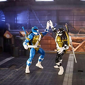 Power Rangers X TMNT Foot Soldier and Red Ranger Figures