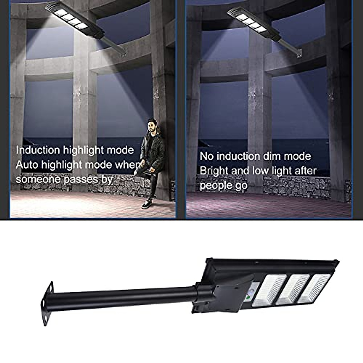 Led Solar Light, IP65 Sealed and Waterproof Solar Security Lights 500W Solar Street Light IP65 Outdoor Waterproof Garden Light for Yard for Home
