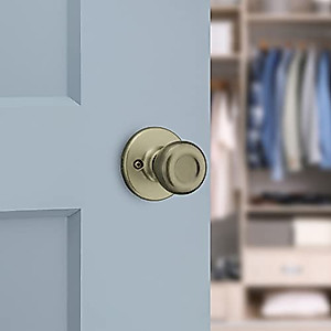 Kwikset 488T 5 CP Antique Brass Finish Dummy Knob