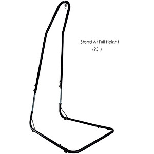 Sorbus Durable Hammock Chair Stand Hanging Chair Stand- Heavy Duty Steel Sensory Swing Stand- Weather & Rust Resistant- Adjustable Portable Stand 330lbs for Tree,Lounger,Air Porch,Indoor/Outdoor,Patio