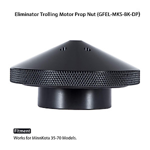 Yoursme Eliminator Trolling Motor Prop Nut for MinnKota 35-70lb Models (GFEL-MKS-BK-DP)